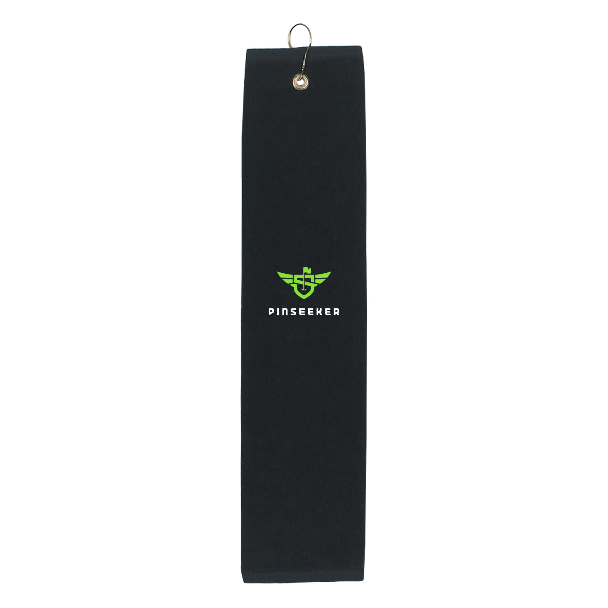 PinSeeker Logo Golf Towel Black – PinSeeker Game